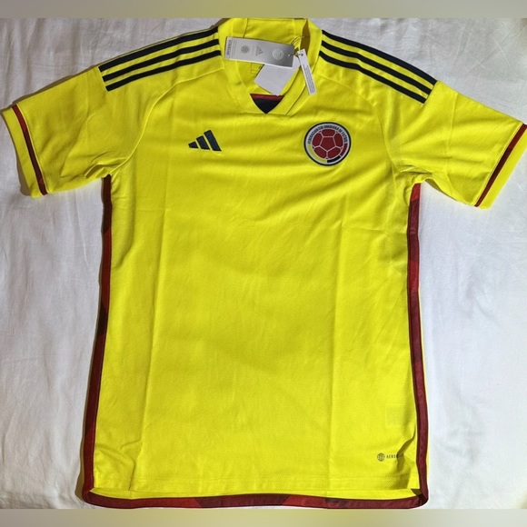 adidas | Shirts | Adidas Colombia National Team 222 Home Soccer Jersey ...